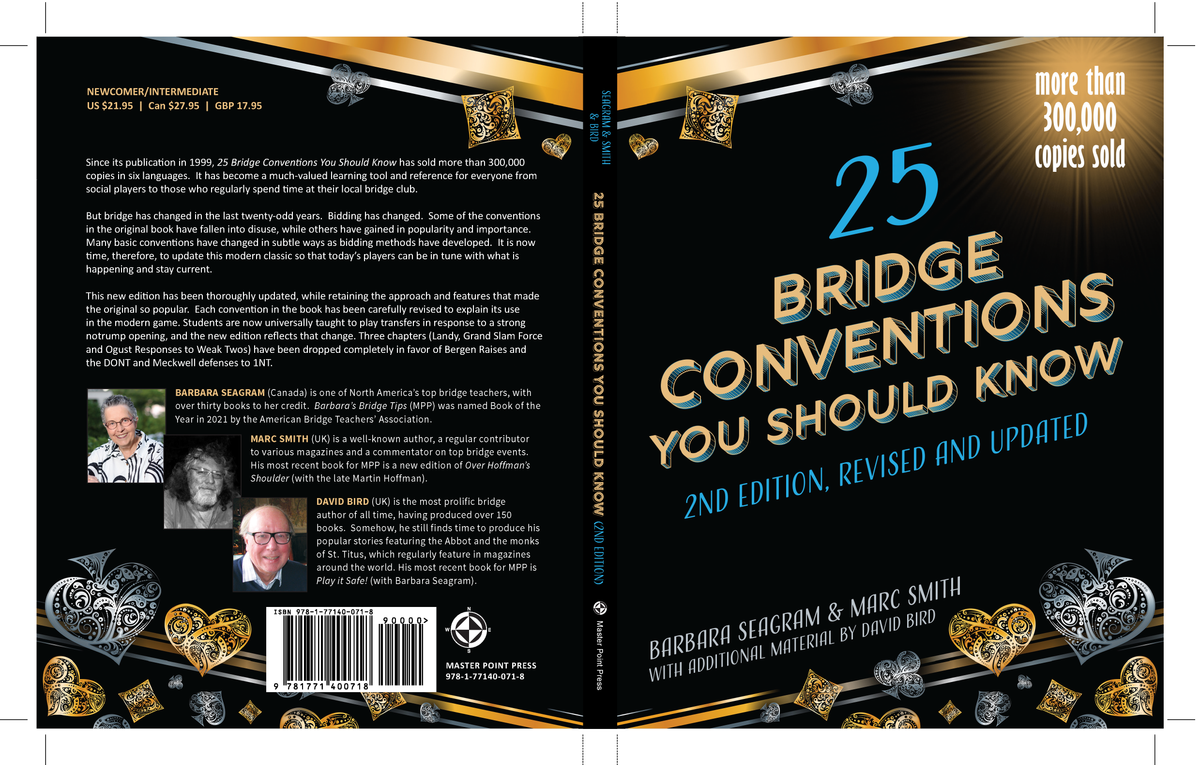 [New 2022 Revised] 25 Bridge Conventions You Should Know – Barbara ...